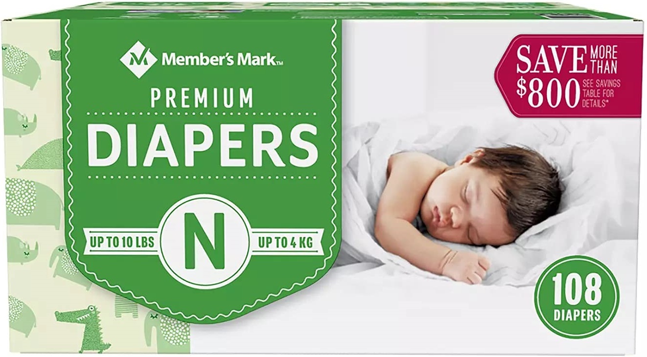 Who Makes Members Mark Diapers